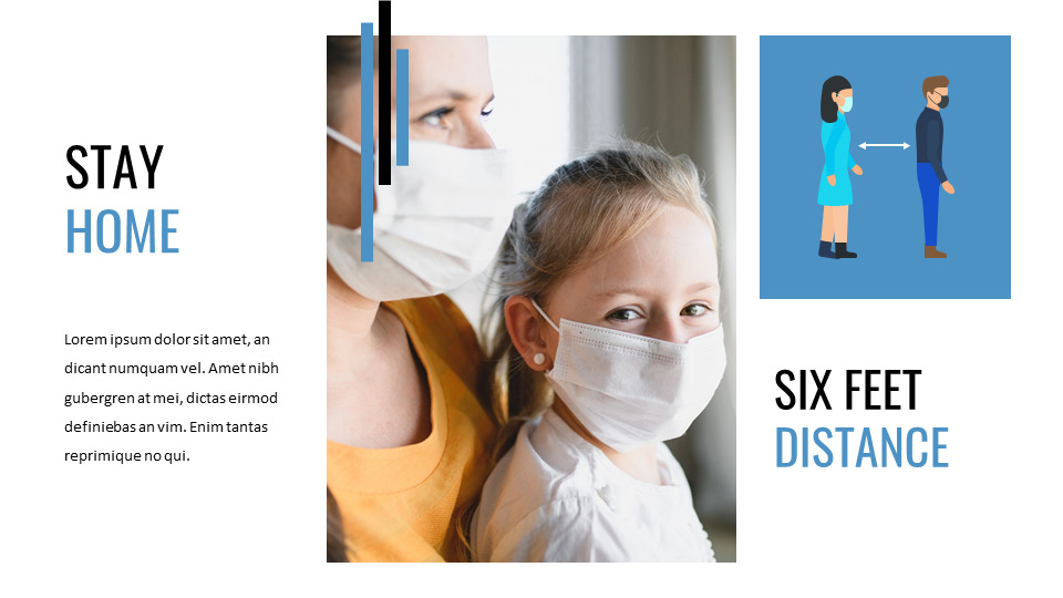 Social distancing Interactive Google Slides