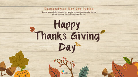 Thanksgiving Day Theme PT Templates