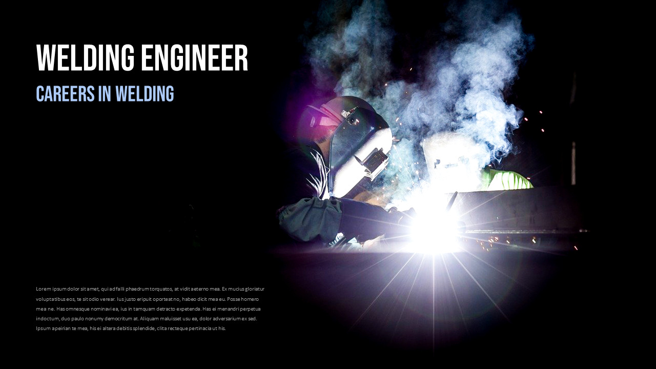 Welding Engineer PowerPoint Table of Contents