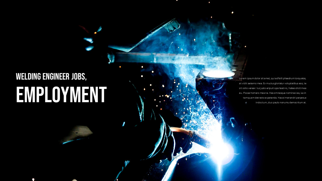 Welding Engineer PowerPoint Table of Contents