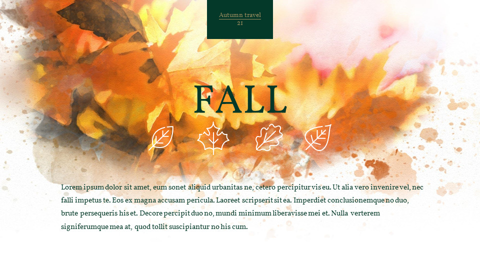 Autumn Travel Google Docs PowerPoint