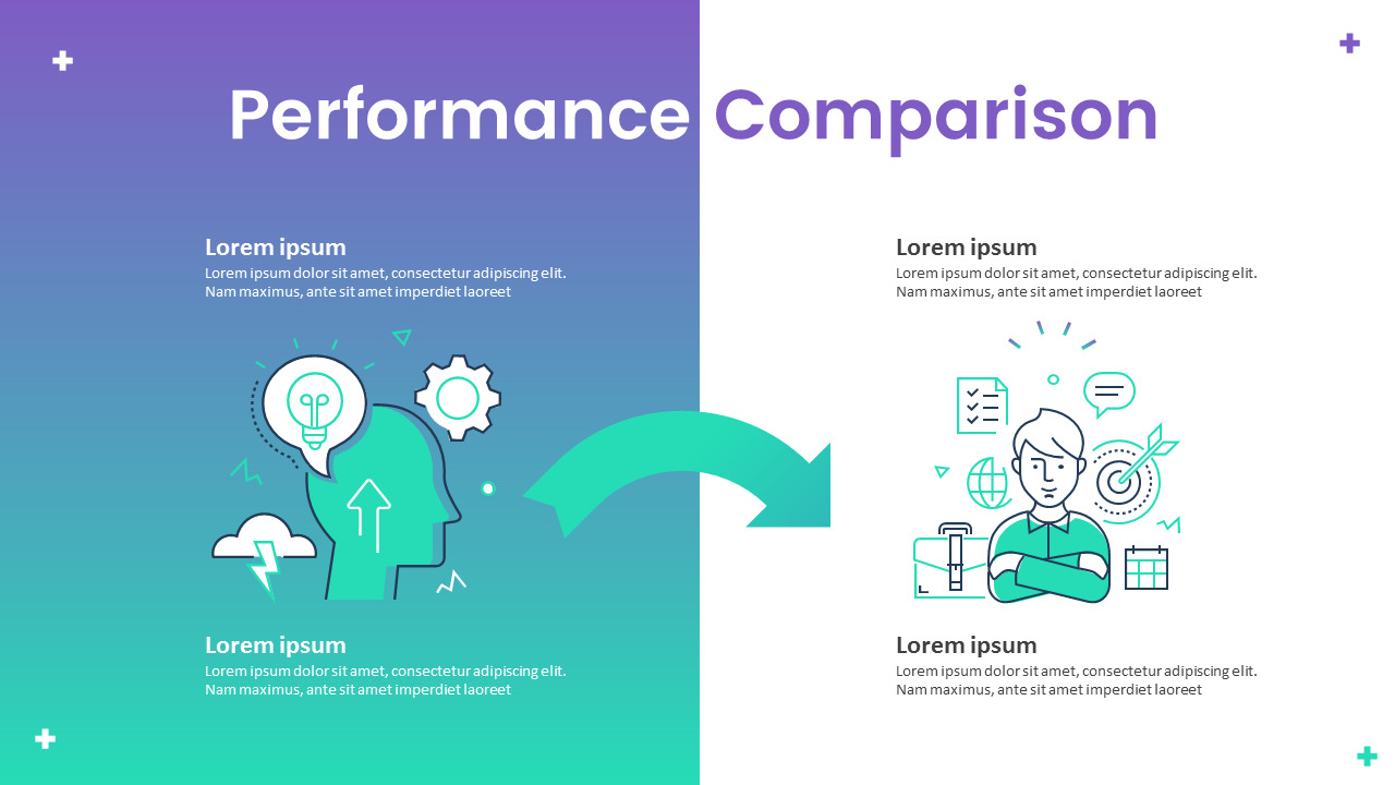 Cloud Performance Comparison pitch deck design