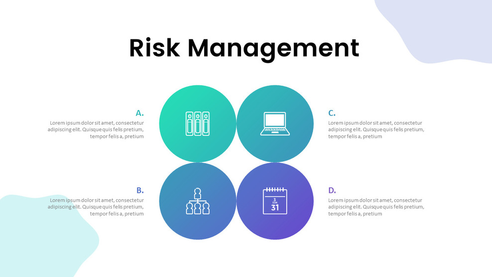 Cloud Service Risk Management PPT Layout