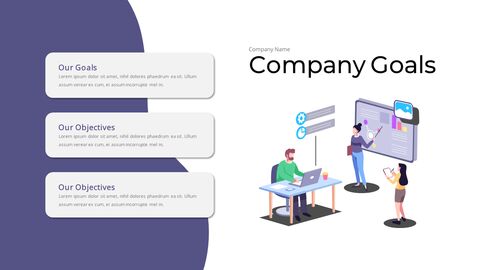 Company Goals Template Layout