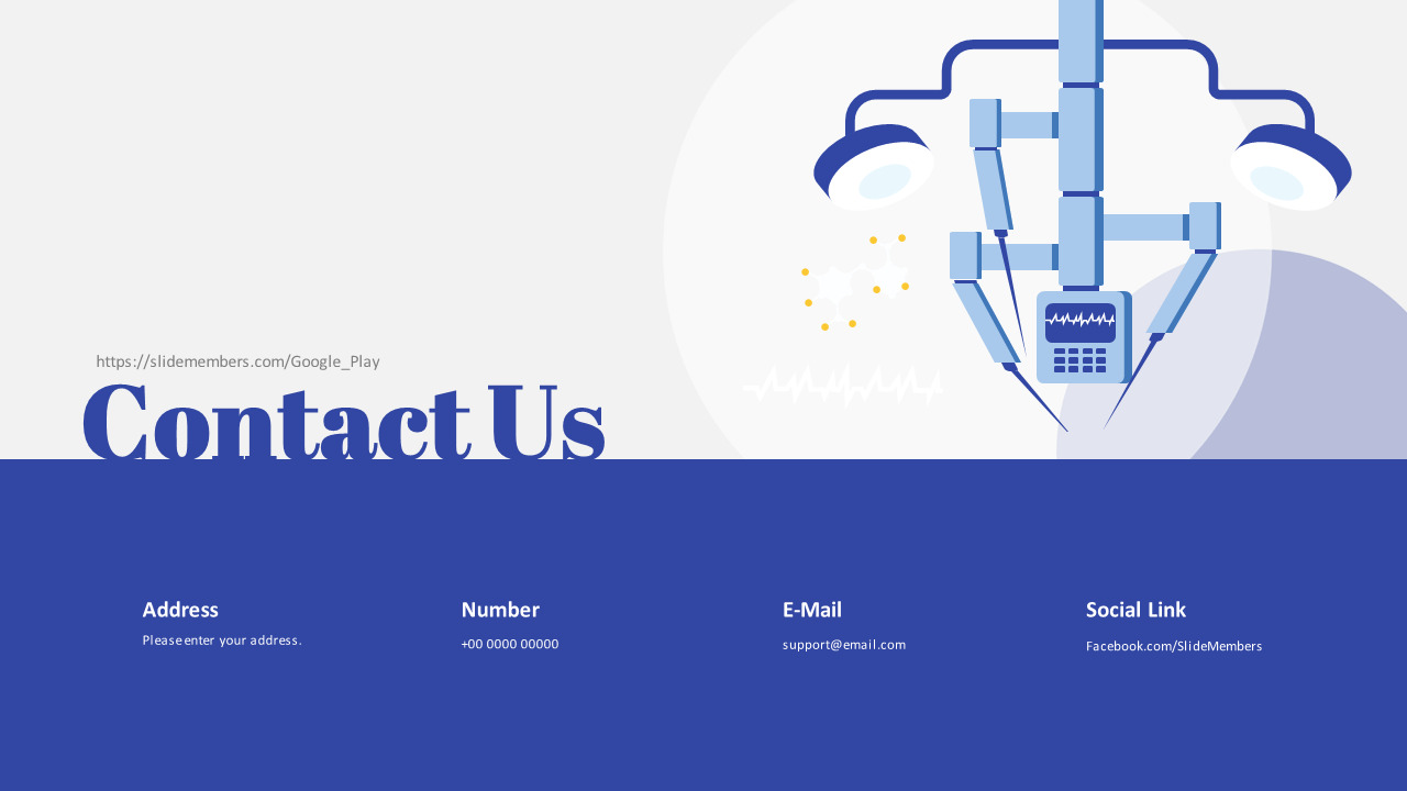 Medical Technology Contact Us Template Page