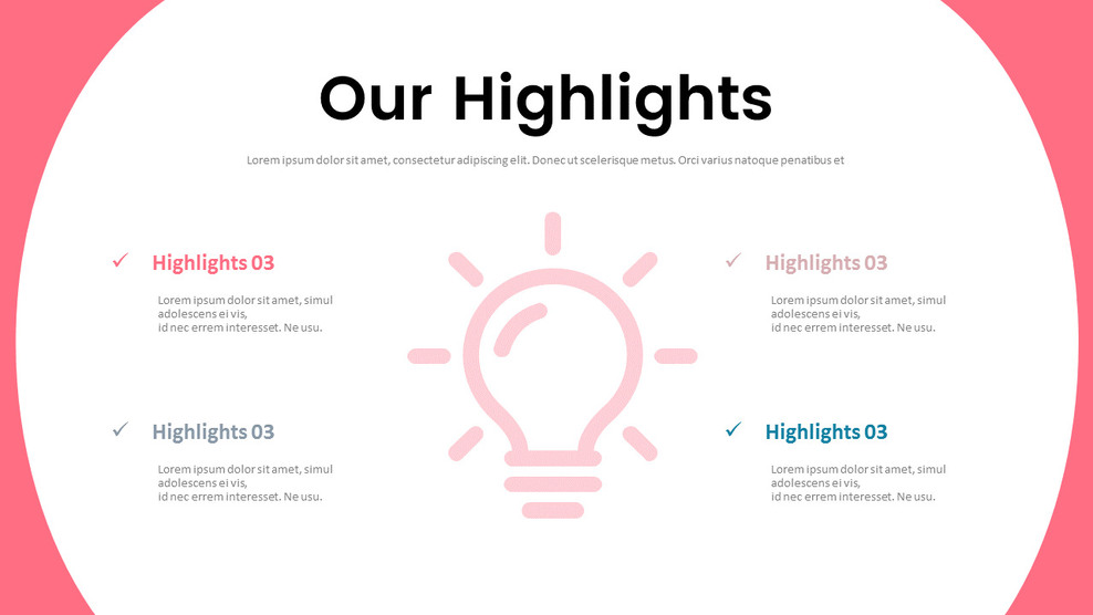 Our Highlights Deck Layout