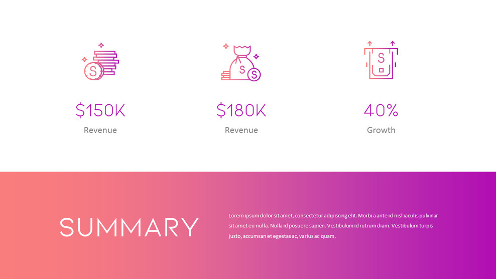 Summary Slide Layout