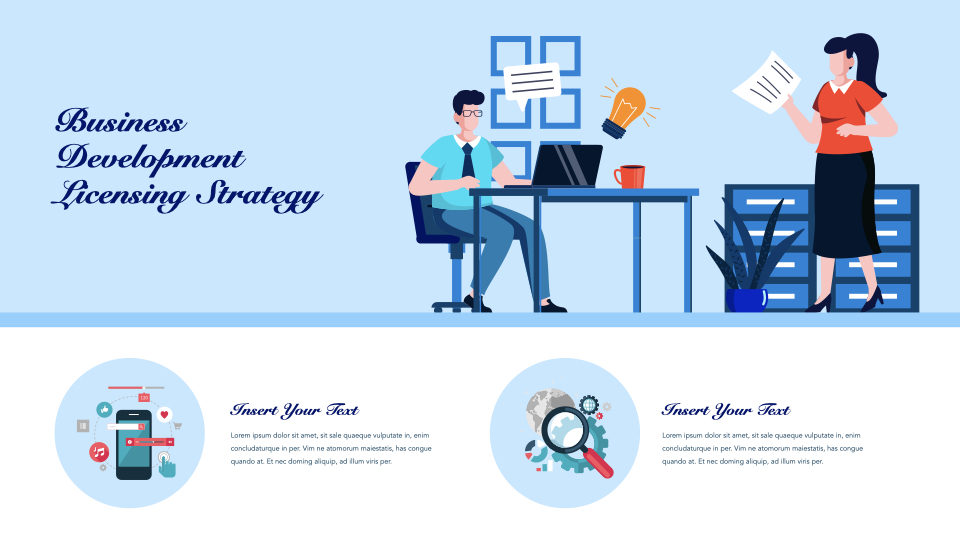 Business Development Strategy Keynote Templates for Creatives