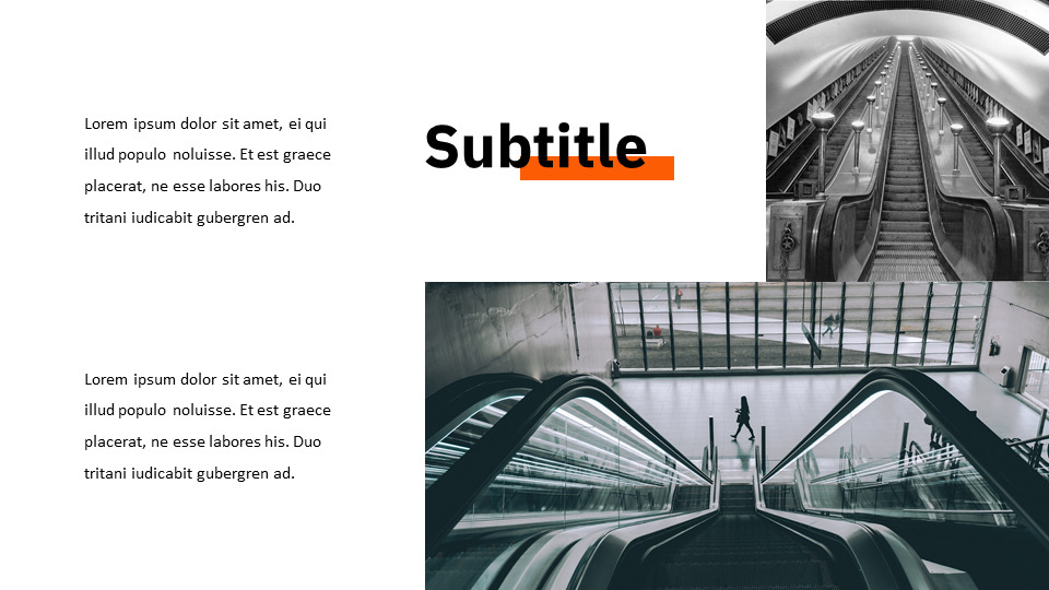 Escalator Creative Google Slides