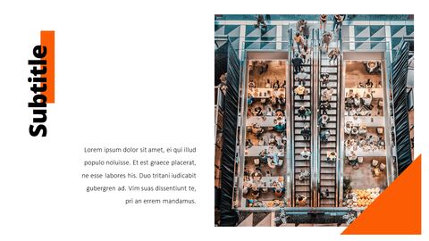 Rolltreppe Moderne PPT-Vorlagen