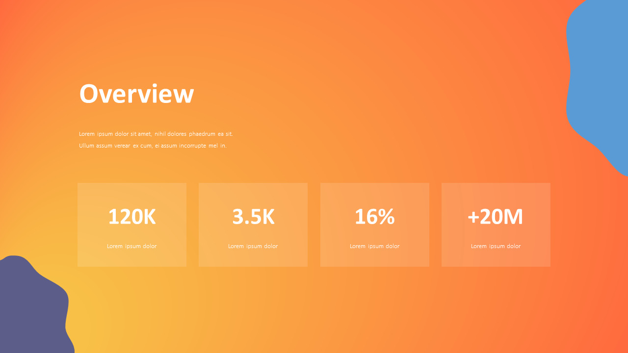 Creative Project Overview Page Template