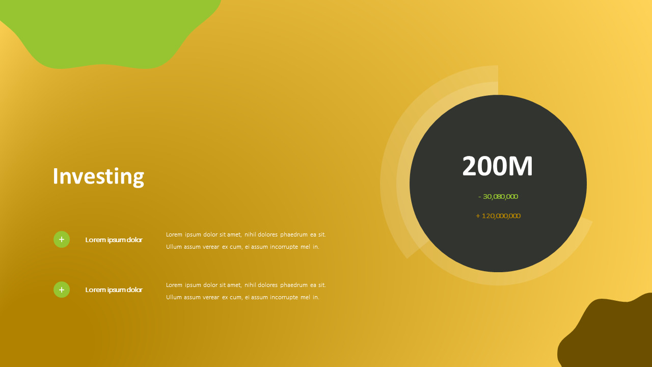 Investing Simple Graph Template