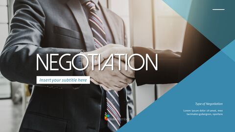 Negotiation Startup PPT Templates
