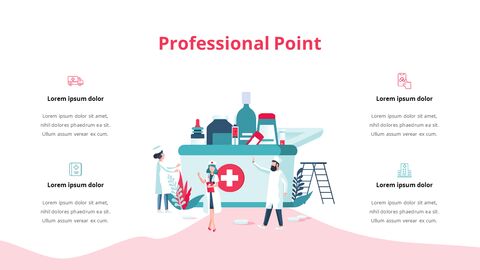 Professional Point Slide Design Presentation Deck