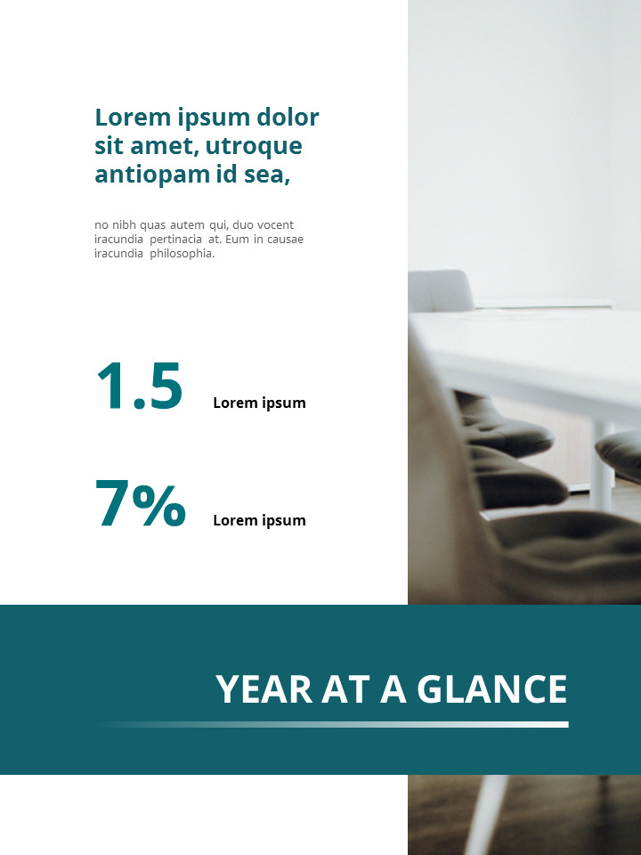 Simple Annual Report Theme PT Templates