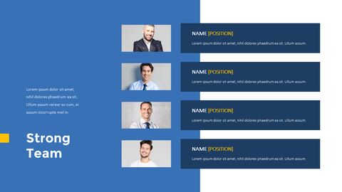 Strong Team PPT Deck Design