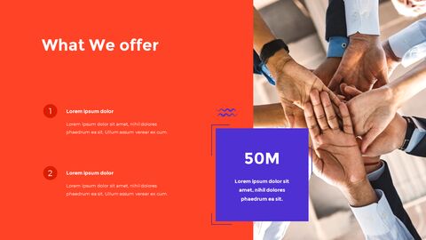 What We offer Template Layout