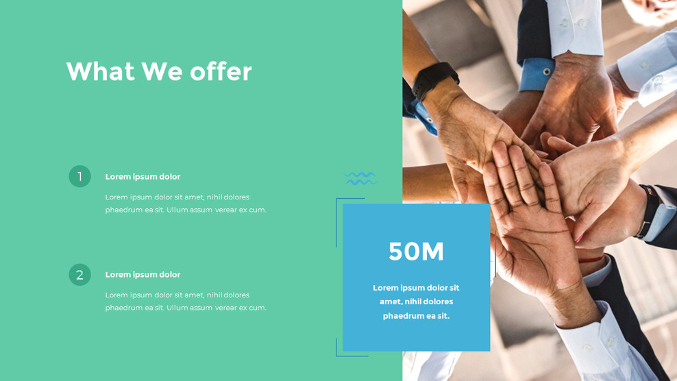 What We offer Template Layout