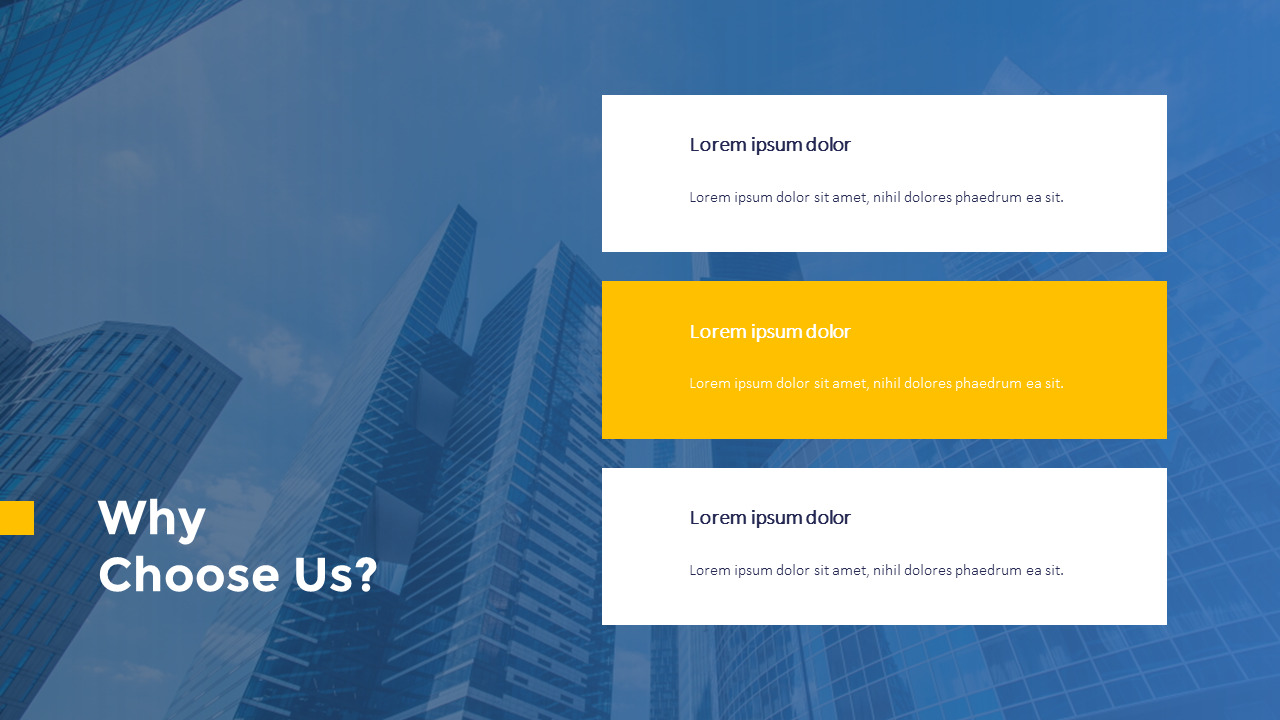 Why Choose Us Slide Deck