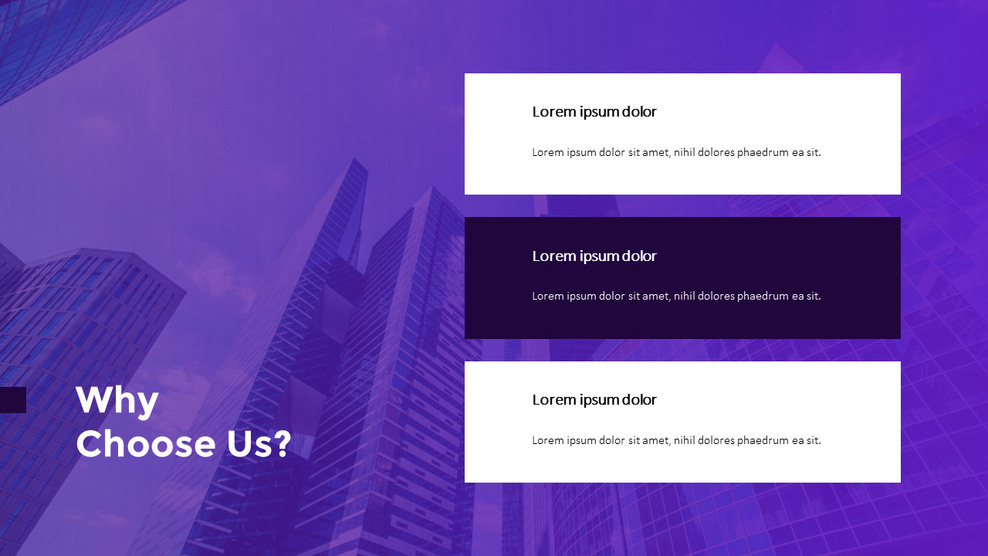 Why Choose Us Slide Deck