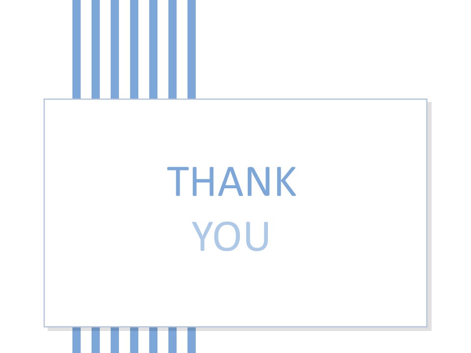 Free Powerpoint Sample - Blue Lines and Square Outline With Titles on It