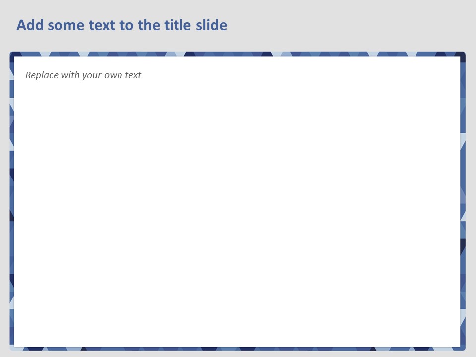 Free Powerpoint Sample - Blue Titles|Templates|Slides