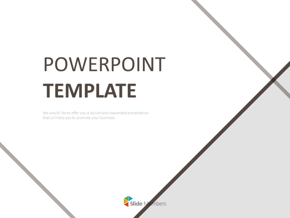 lined powerpoint template
