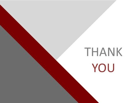 Gray Dark Red Triangle - Free Powerpoint Template