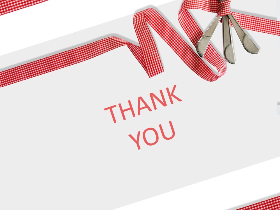 Pink Ribbon and Place Setting - Free Design Template|PPT|Slides