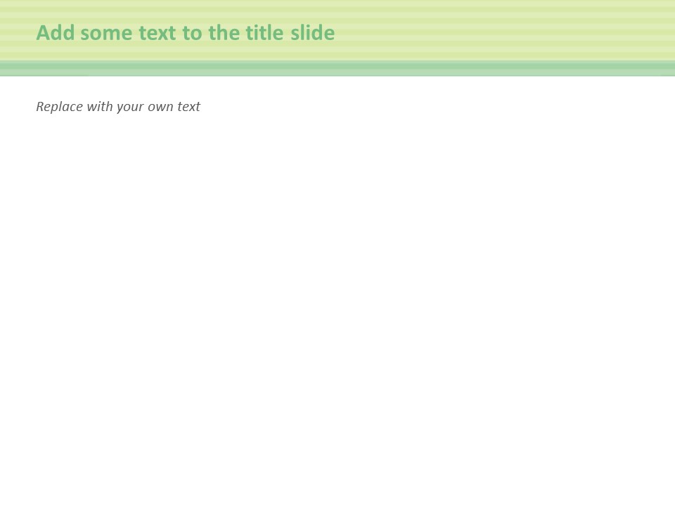 Two Green Lines With Yellowgreen Stripe Background - Free PPT Sample