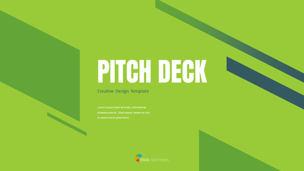 Creative Design Template Cover PowerPoint Slide Deck Cover