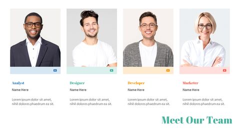 Meet Our Team Slide Layout