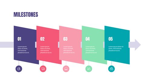 Milestones Template Layout