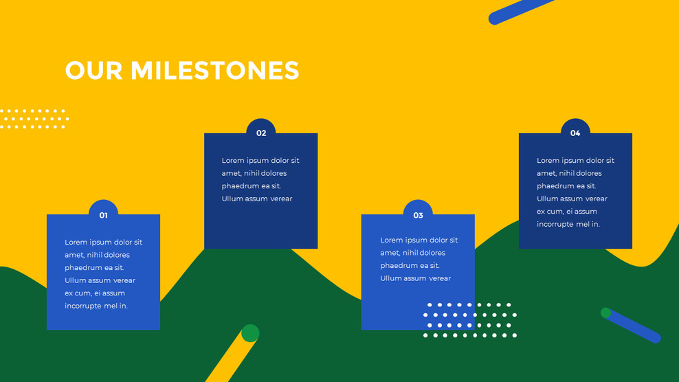 Our Milestones Deck Layout