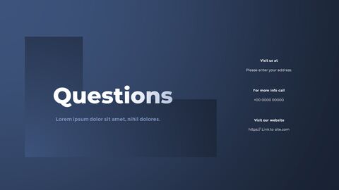 Questions PPT Deck Design