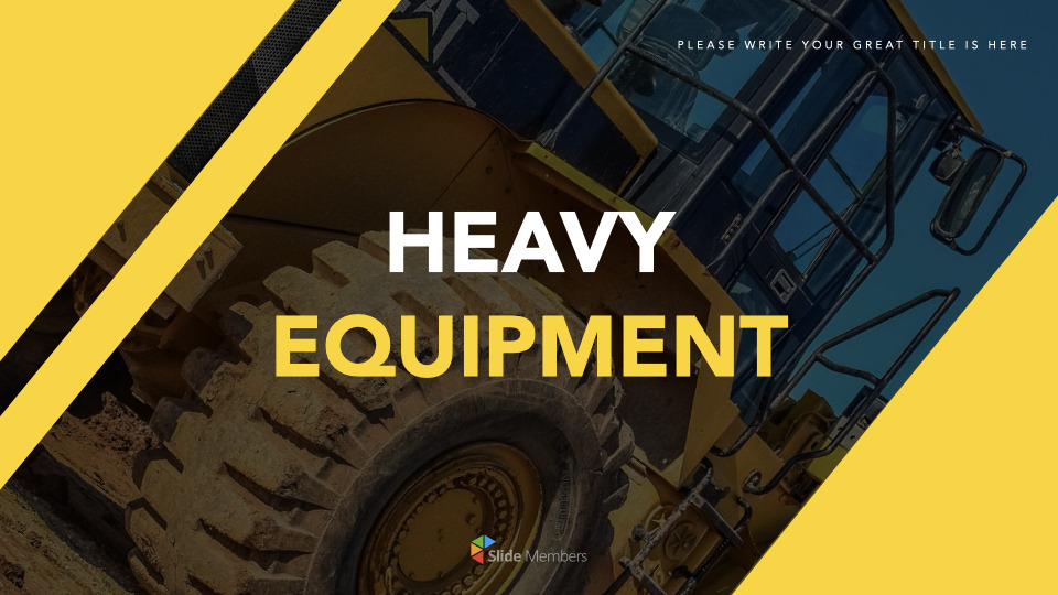 Heavy Equipment beautiful keynote templates