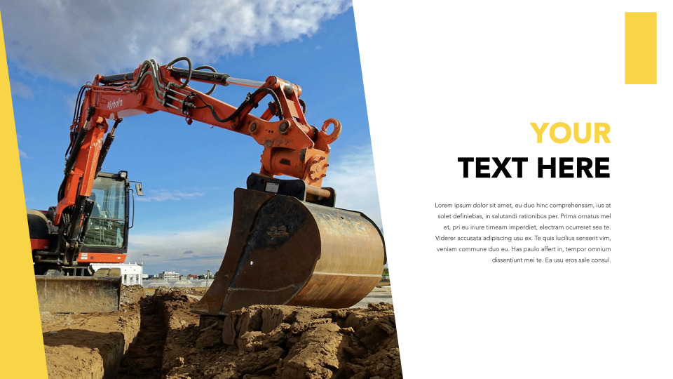 Heavy Equipment beautiful keynote templates