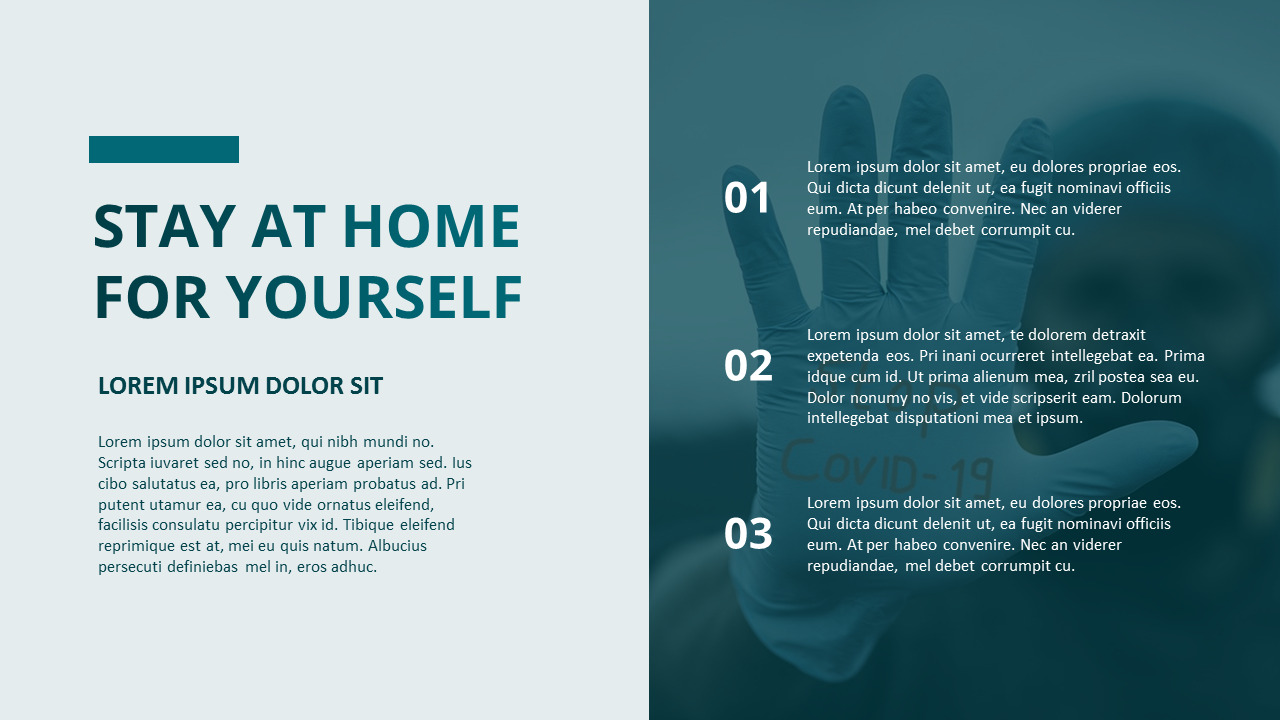 Corona Pandemic Theme Presentation Templates