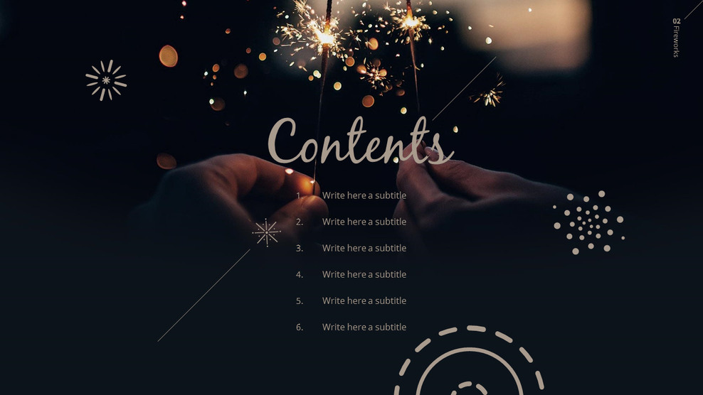 Fireworks Festival powerpoint themes