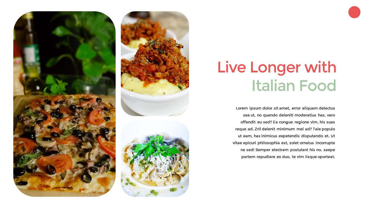 Italian Food Business Presentation Templates