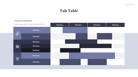 Stock Market Simple PowerPoint Design