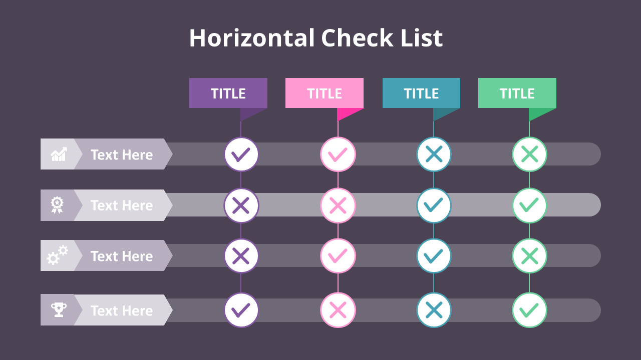 Check List Table Diagram