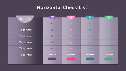 Check List Table Diagram