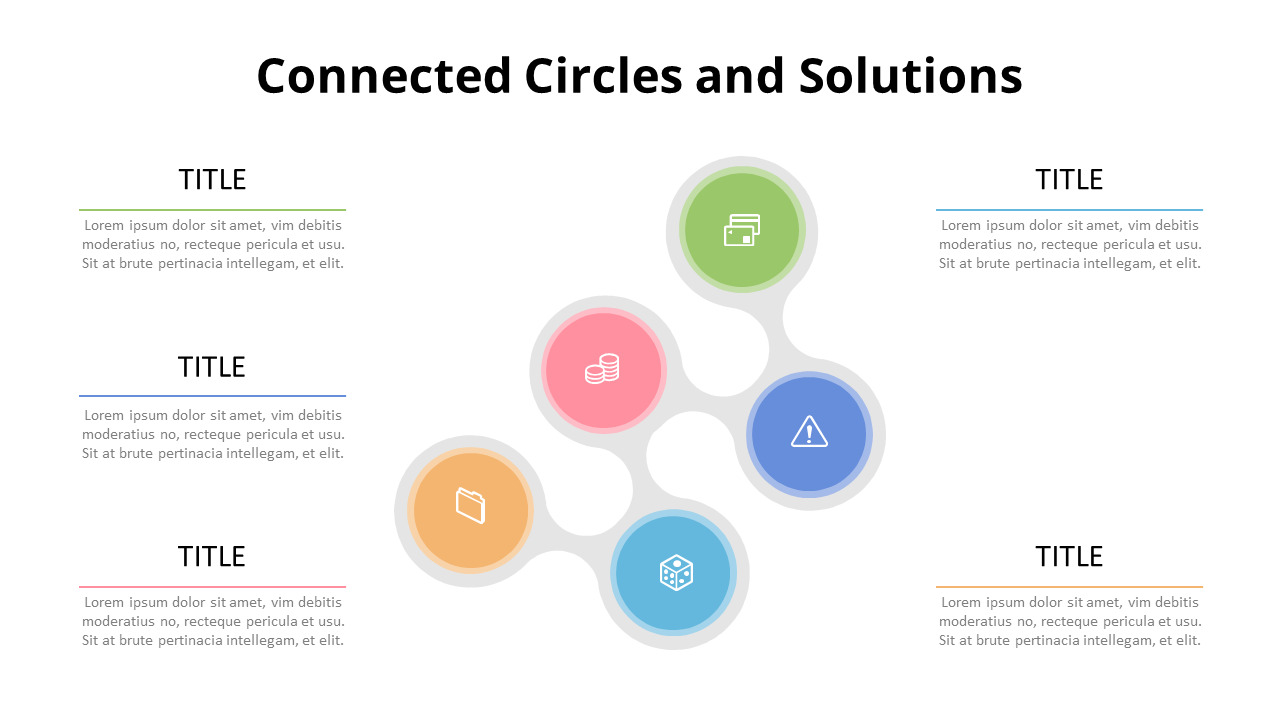 Connected Circles List Diagram
