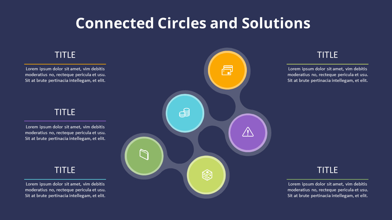 Connected Circles List Diagram