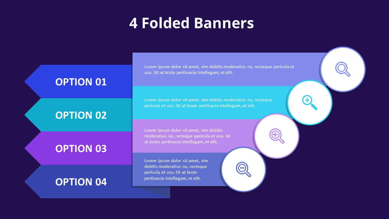 Folded Paper Banners Process Diagram