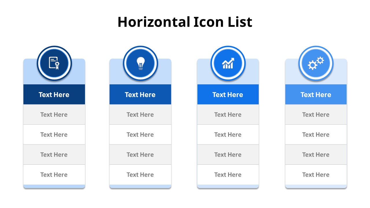 Four Table Block List Diagram