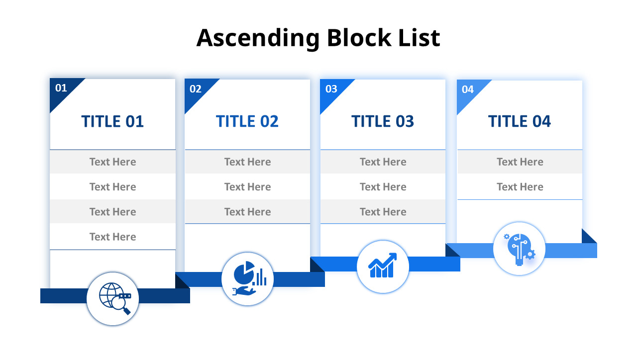 Four Table Block List Diagram