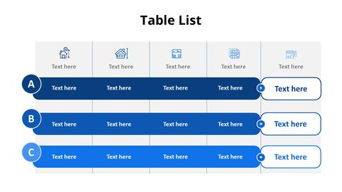 Four Table Block List Diagram