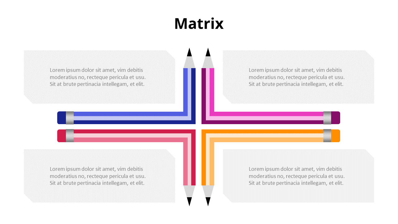 Diagrama de matriz de tabla de cuadrícula